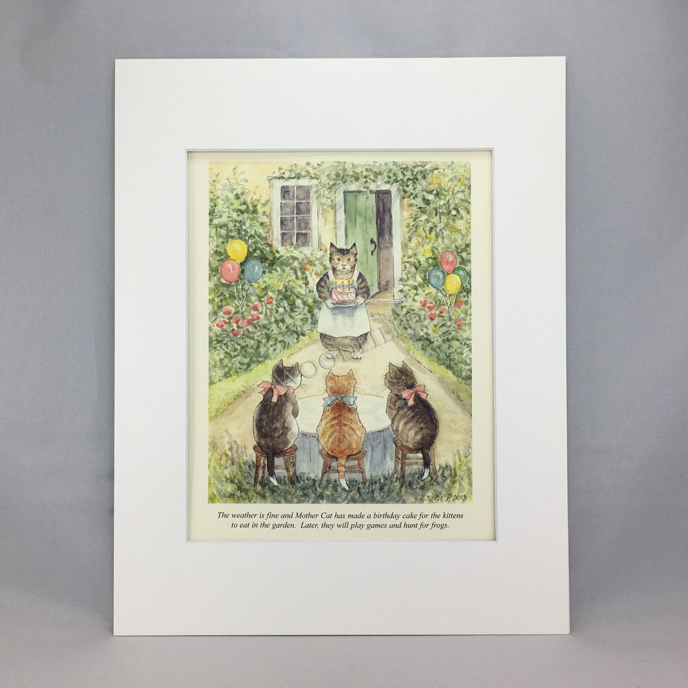 #2499 - Kittens' Birthday Print - #2499G – Woodfield Press