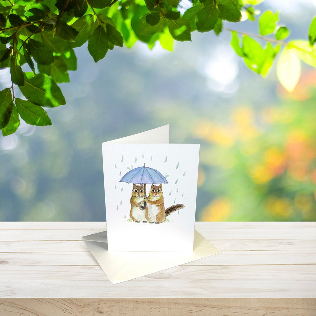 #46008B - "Raindrops" Studio Notecard - Boxed Set of 10 – Woodfield Press