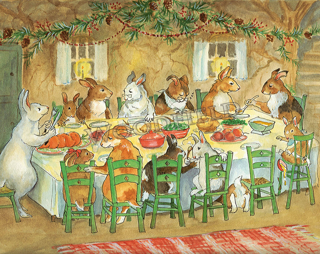 #757 - Winter Feast Notecard – Woodfield Press